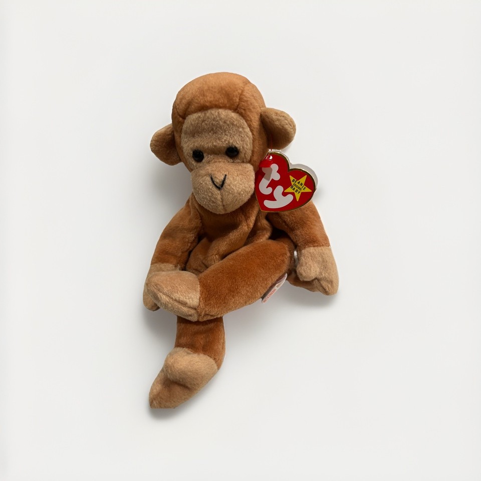 TY Beanie Baby - BONGO the Monkey (8.5 inch) - MWMTs Stuffed Animal Toy ...