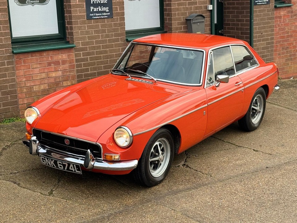 1972 MGB GT, Overdrive , Blaze Red, 93000 miles, substantial history ...