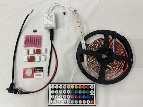 Flush Mount 12 Volt Automotive Marine LED Strip RGB Remote Multi Color ...