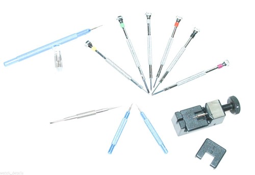 Complete Band Strap Bracelet Springbar & Link Pin Tool Kit fits tag ...