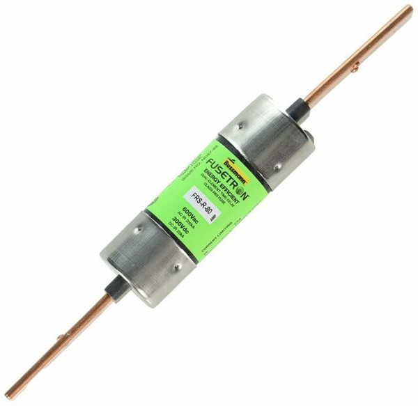 Bussmann FRS-R-80 80A 600VAC/300VDC Current Limiting Time Delay Fuse ...
