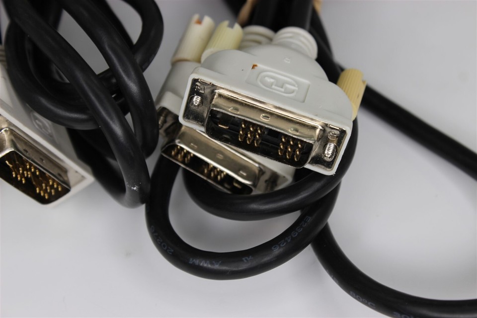 Lot of 10 DVI-D Computer Monitor Cables 6 Feet | eBay