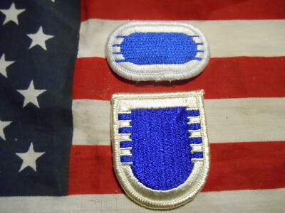 325TH Infantry Regiment 4th Battalion Airborne Beret Flash & Para Oval ...