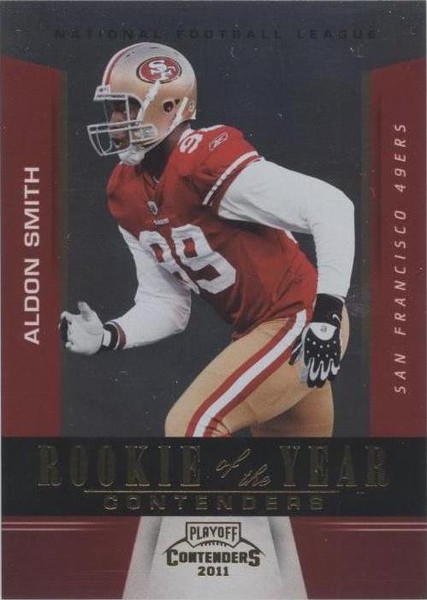 2011 Playoff Contenders - Rookie of the Year Contenders Gold #24 Aldon ...