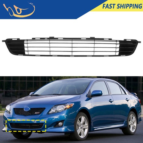 For 2009 2010 Toyota Corolla Sedan 4-Door Black Front Bumper Lower ...