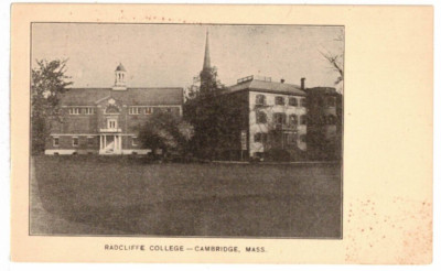 c1900 UDB PC: Scenic View of Radcliffe College – Cambridge ...