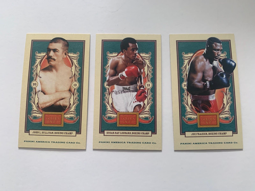 3-2013 Panini Golden Age Minis Boxing Champions FRAZIER, SULLIVAN ...