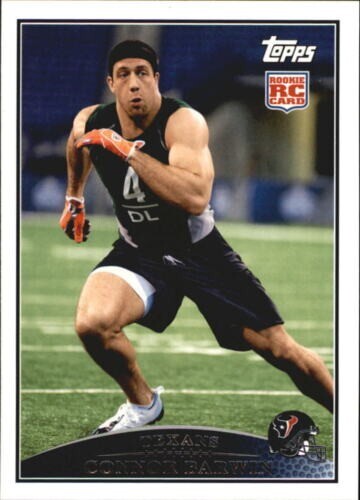 2009 Topps #389 Connor Barwin Rookie Houston Texans | eBay