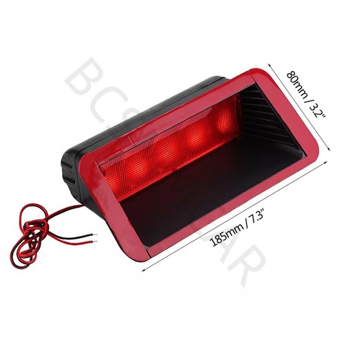 12V 5 LED Car Warning Rear Tail 3rd Brake Stop Light Lamp Red heat-resistant 911332866298| eBay