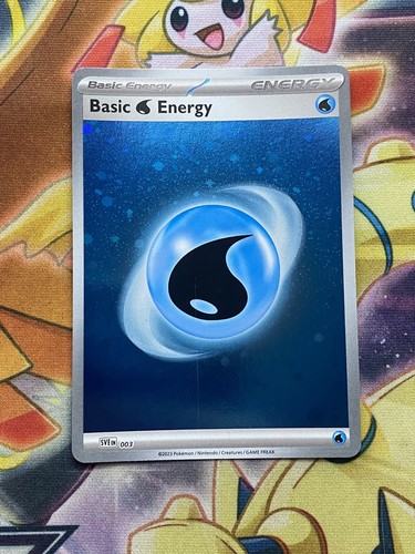Pokémon TCG Basic Water Energy 003 (Cosmos Holo) Scarlet & Violet 151 ...