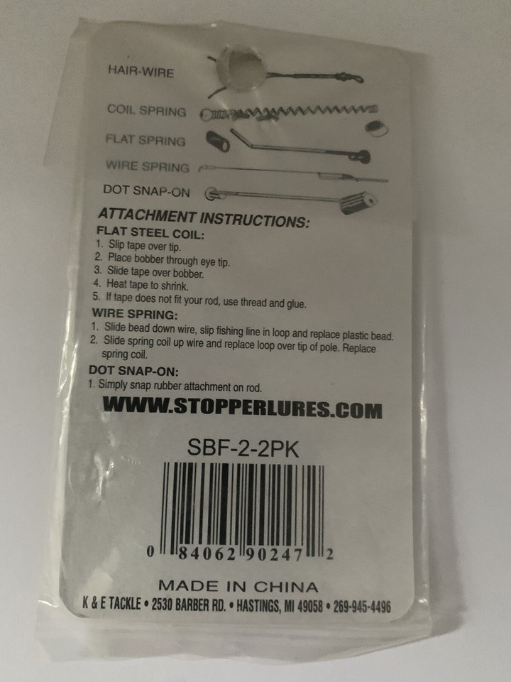 Ice Fishing Rod Spring Bobber Flat Steel Sensitive Indicator Tip ...