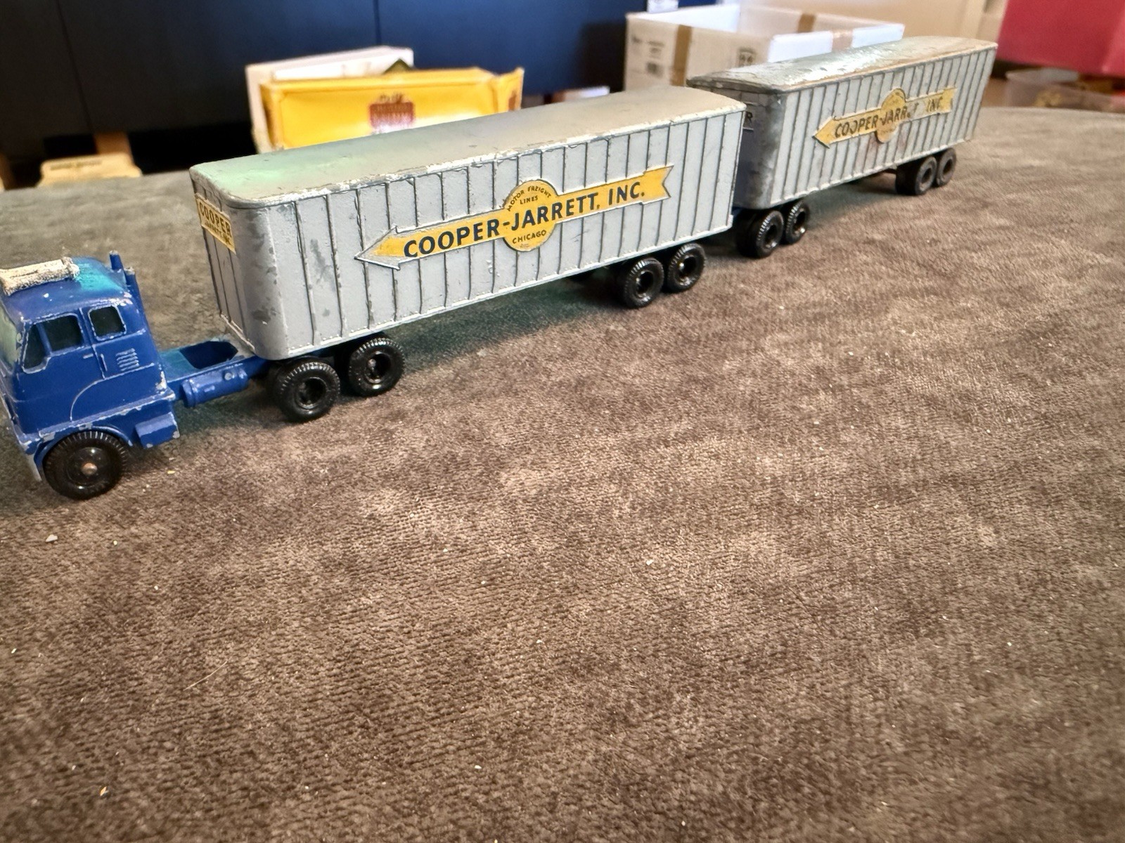 Matchbox Lesney Major Pack M9 Inter State Freighter Cooper, Jarrett Inc ...