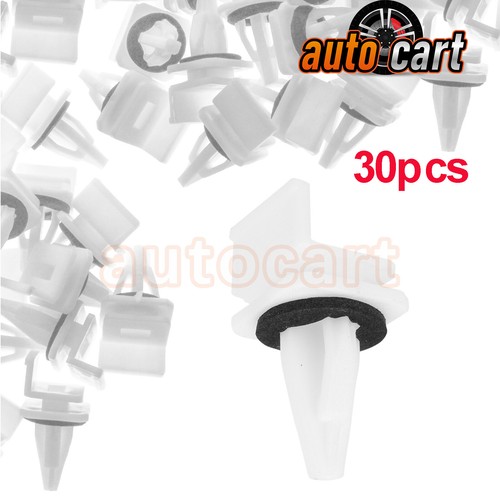 30pcs Nynlon Rocker Panel Moulding Clips for Honda 91513-SM4-000 Acura ...