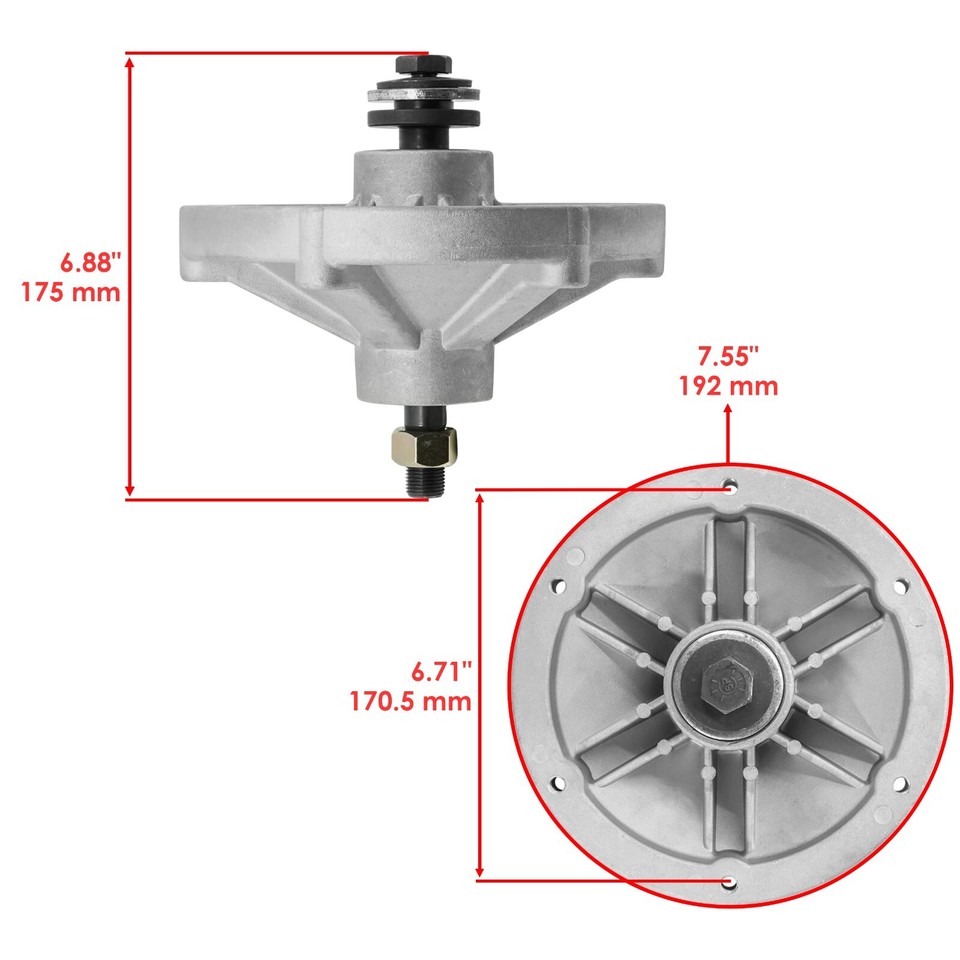 Deck Spindle for Toro 74814 74815 74818 Z5200 52" Zero-Turn 109-6394 ...