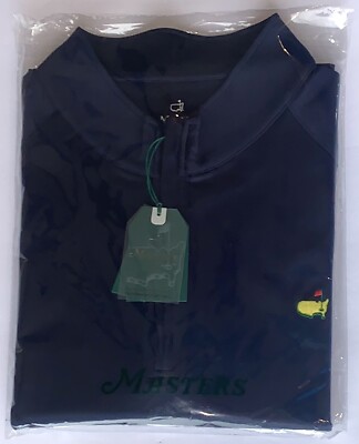 Masters golf Pullover XL Performance tech navy 2025 pga new | eBay