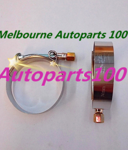 6 x 3 Inch/76mm Inside Dimension Steel T-Bolt Silicone Hose Clamp (79 ...