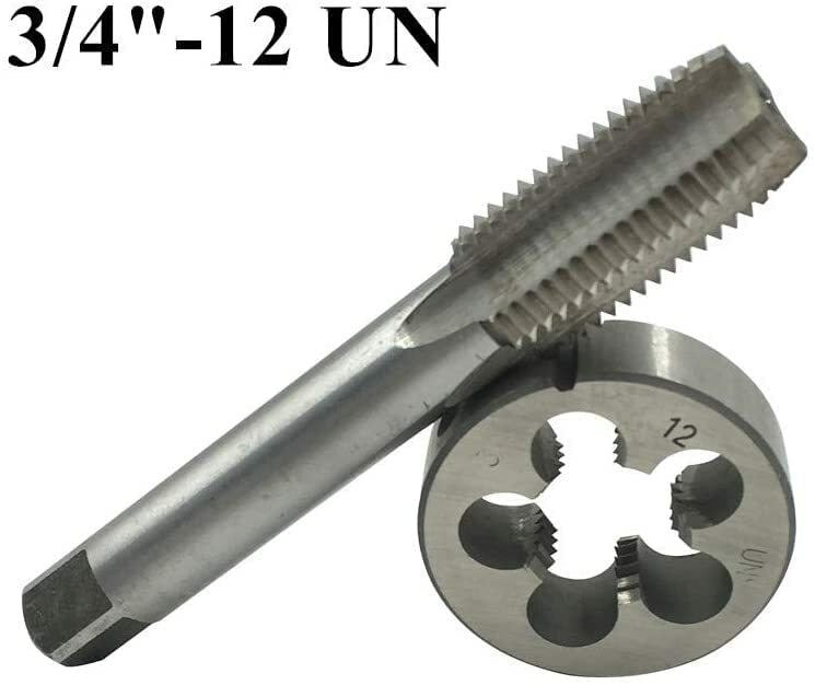 3/4-12 TPI Tap and Die Set HSS Right Hand Thread 3/4-12 UN Tap 3/4-12 ...