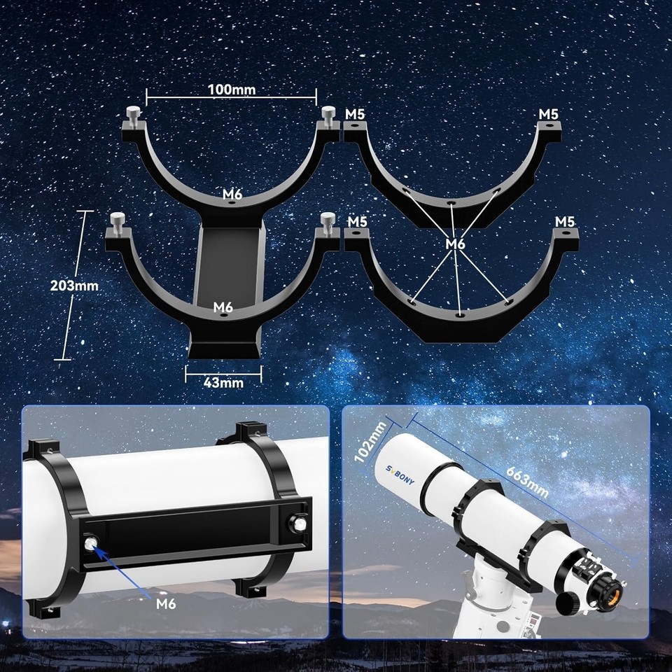 102mm High-Powered Refractor Telescope for Beginners - Explore the ...