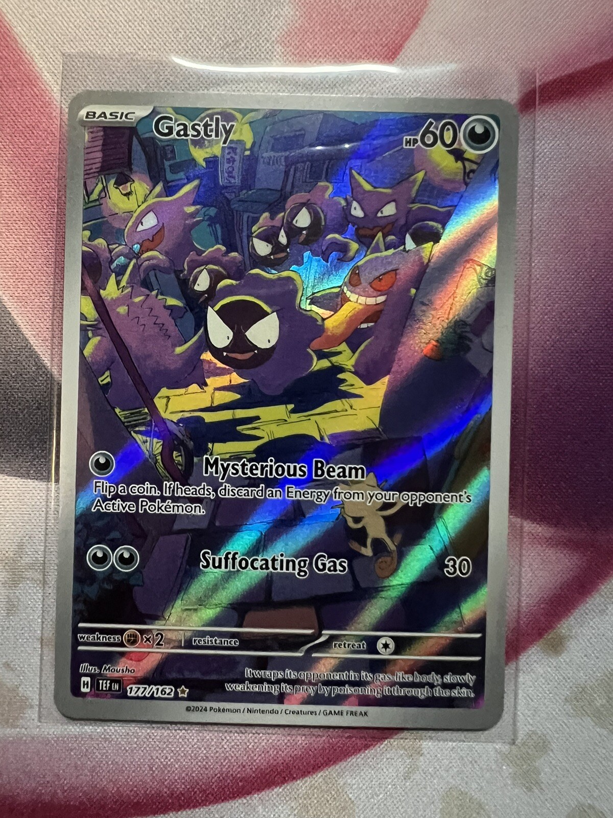 Gastly IR 177/162 | Temporal Forces | Holo Illustration Rare | Pokemon ...