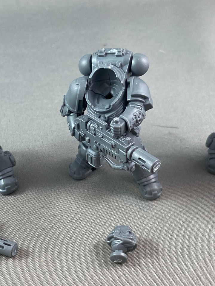 3x Eradicators Melta Guns Gravis Armour Primaris Space Marines ...