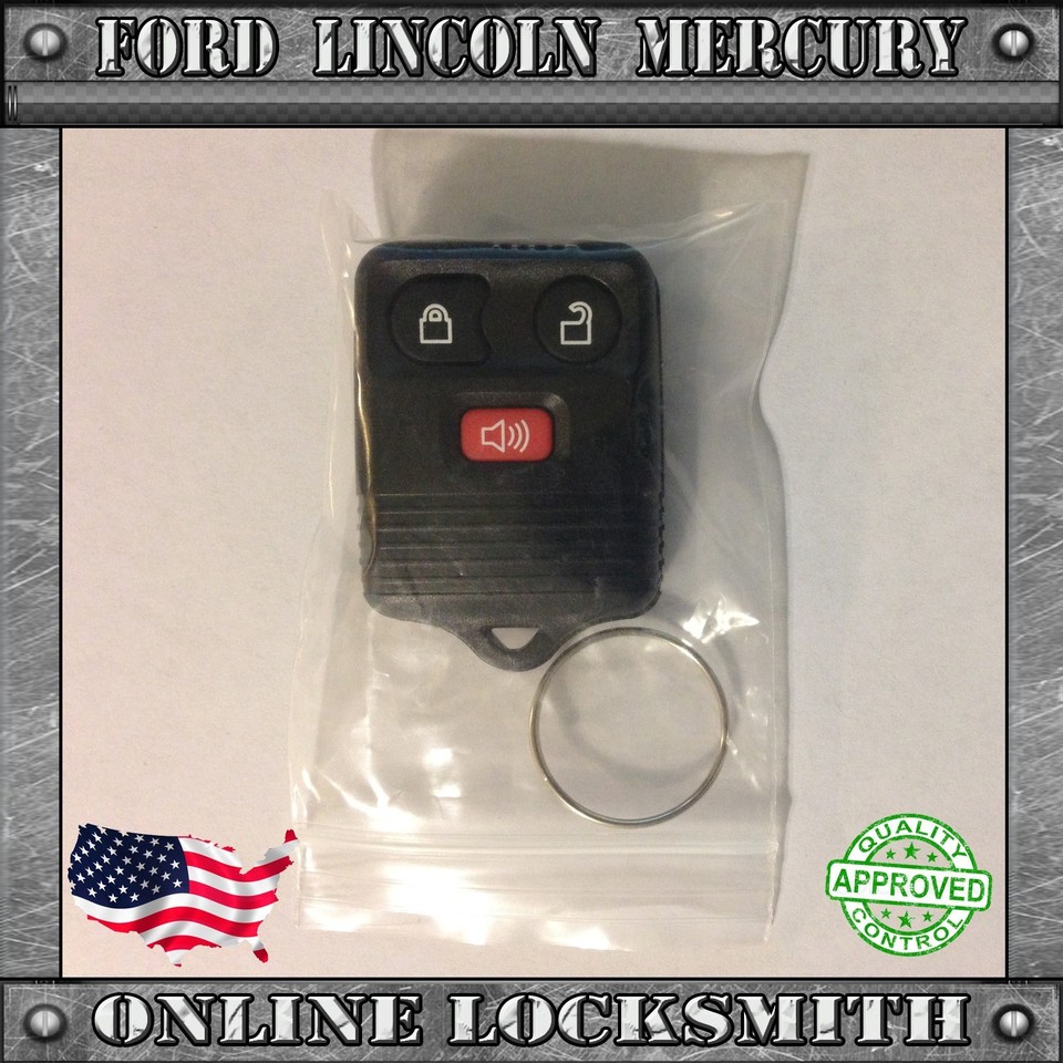 New Keyless Entry Remote 3 Buttons Key Fob Black with Battery High ...
