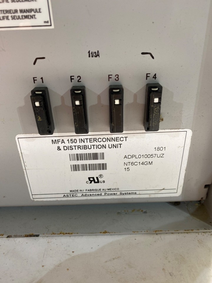 NORTEL MFA 150 Interconnect & Distribution Unit ASTEC Advanced Power ...