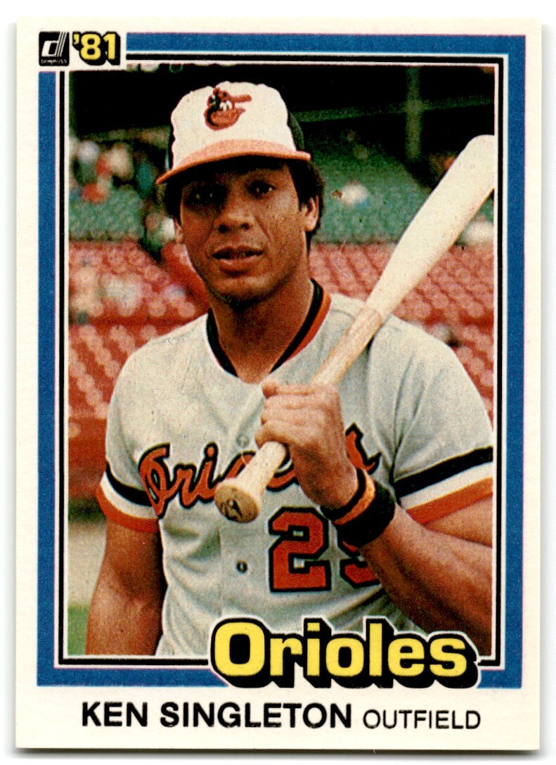 1981 Donruss Ken Singleton Baltimore Orioles #115 | eBay