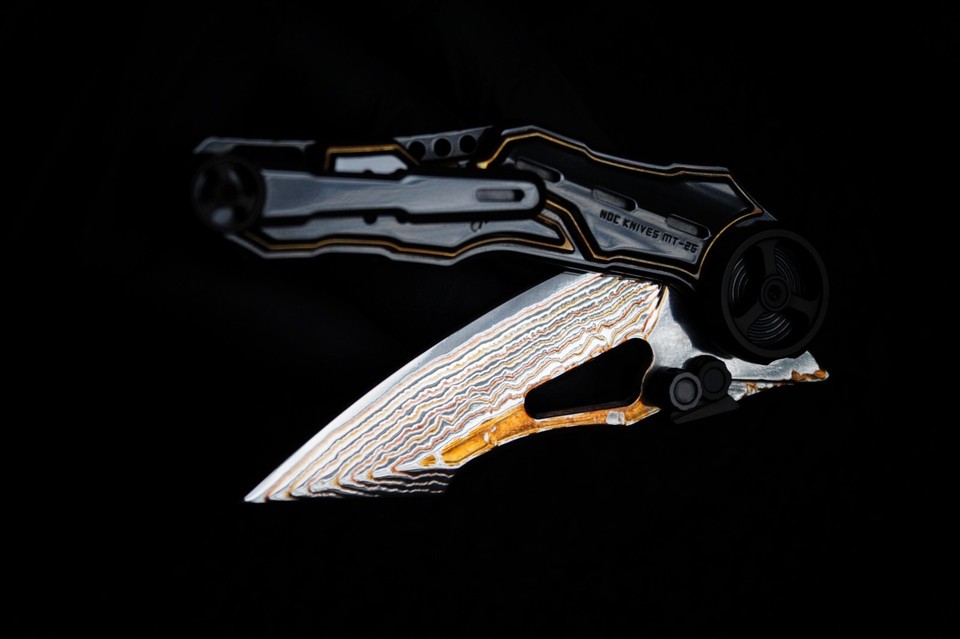 NOC Knives Mini S07 (1 of 1) Zirconium Body & Copper Alloy NFS Blade ...