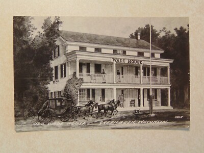 C1522 Postcard Wisconsin WI RPPC Repro Greenbush Old Wade House | eBay