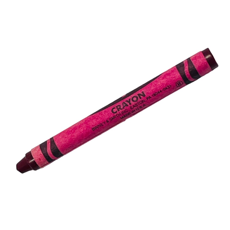Discontinued Crayola Red Violet Color Crayon Collectible Art Supply ...