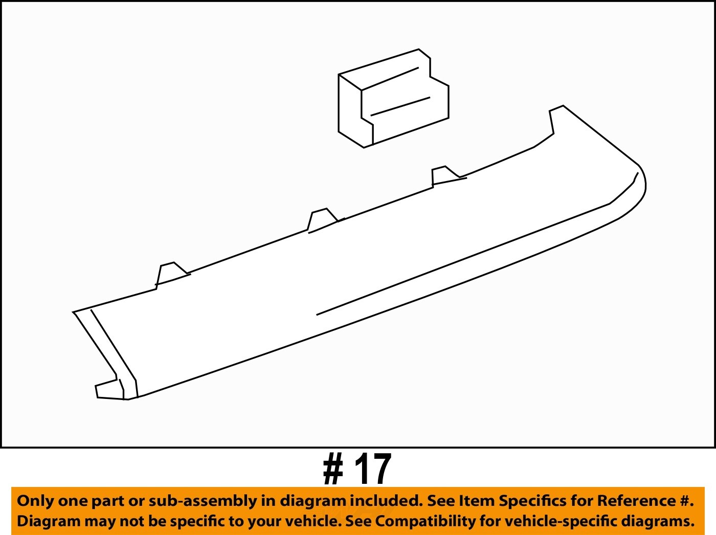 GM OEM 15-22 Colorado Front Door Interior Trim-Trim Molding 84041597 | eBay