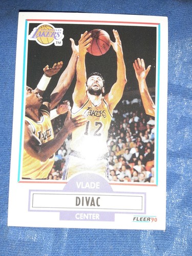 1990-91 Fleer Vlade Divac Rookie Basketball Card #91 lakers hof | eBay