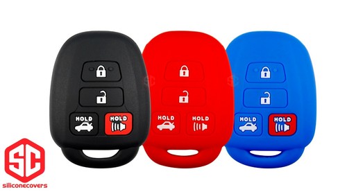 3x New KeyFob Remote Fobik Silicone Cover Fit / For Select Toyota ...