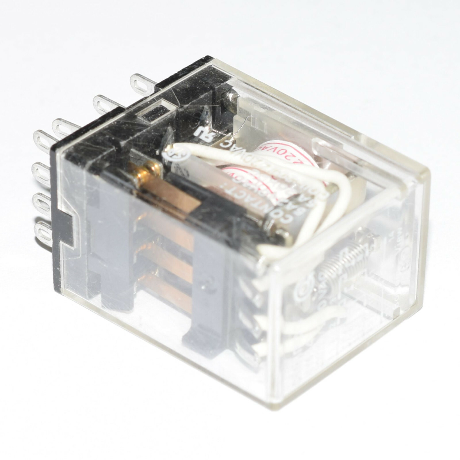 OMRON MY4 RELAY LOT OF 1 COIL 24VDC 200/220VAC 4PDT 5A/240VAC 28VDC 14 ...