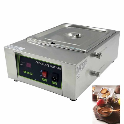 110V 1000W 10L Commercial Chocolate Heating Machine Digital Control 0 ...