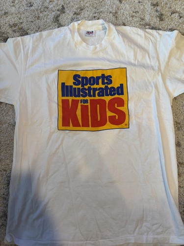 Vintage Sports Illustrated For Kids Shirt Mens XL White Magazine Promo ...