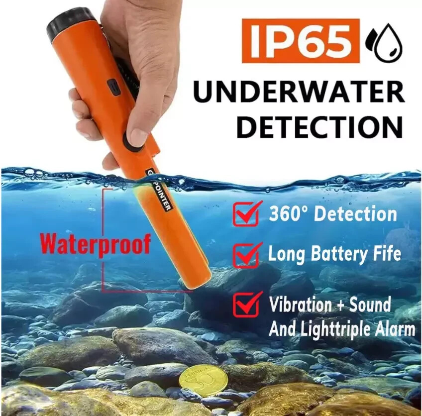 Metal Detector GP-POINTER Pin Pointer Probe Waterproof HandHeld Gold ...