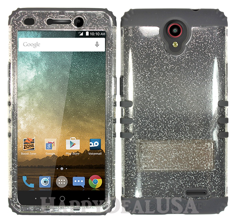 GLITTER Armor Shock Proof Impact Hybrid Soft Hard Cover Case for Cell ...