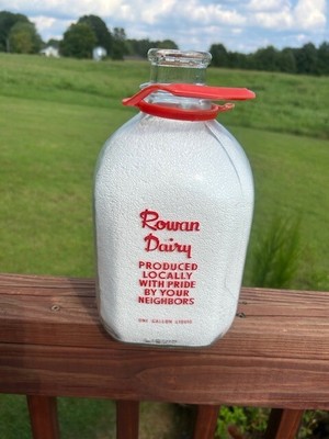 Rowan Dairy Gallon ACL Milk Bottle Salisbury North Carolina NC | eBay