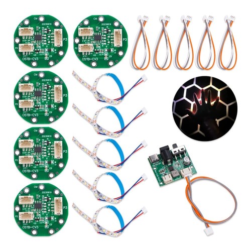ZORZA 5Sets DIY Touch Sensor Module & PCB Sensing Circuit Chip Kit with ...