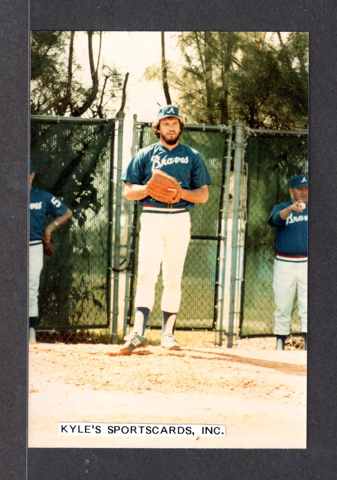 1984 Rick Camp ATLANTA BRAVES UNSIGNED 4 x 6 COLOR ORIGINAL SNAPSHOT ...