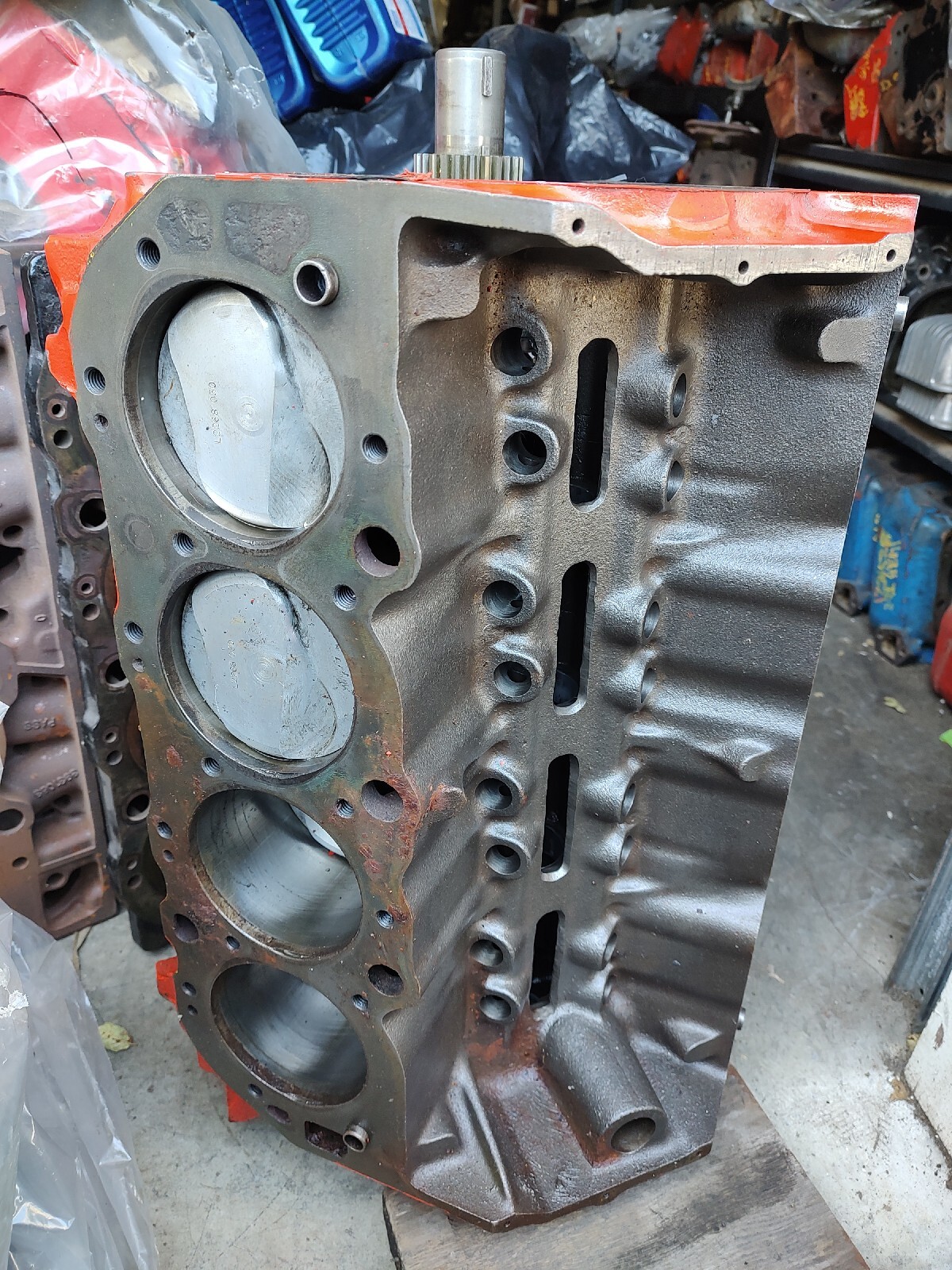 1967 Corvette 427 Short Block 4 Bolt 3904351 351 C/8/7 Never Stamped ...