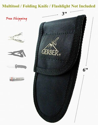 1pc NEW, LARGE SIZE 15cm x 8 cm UNUSED GERBER MULTI TOOL / KNIFE POUCH ...