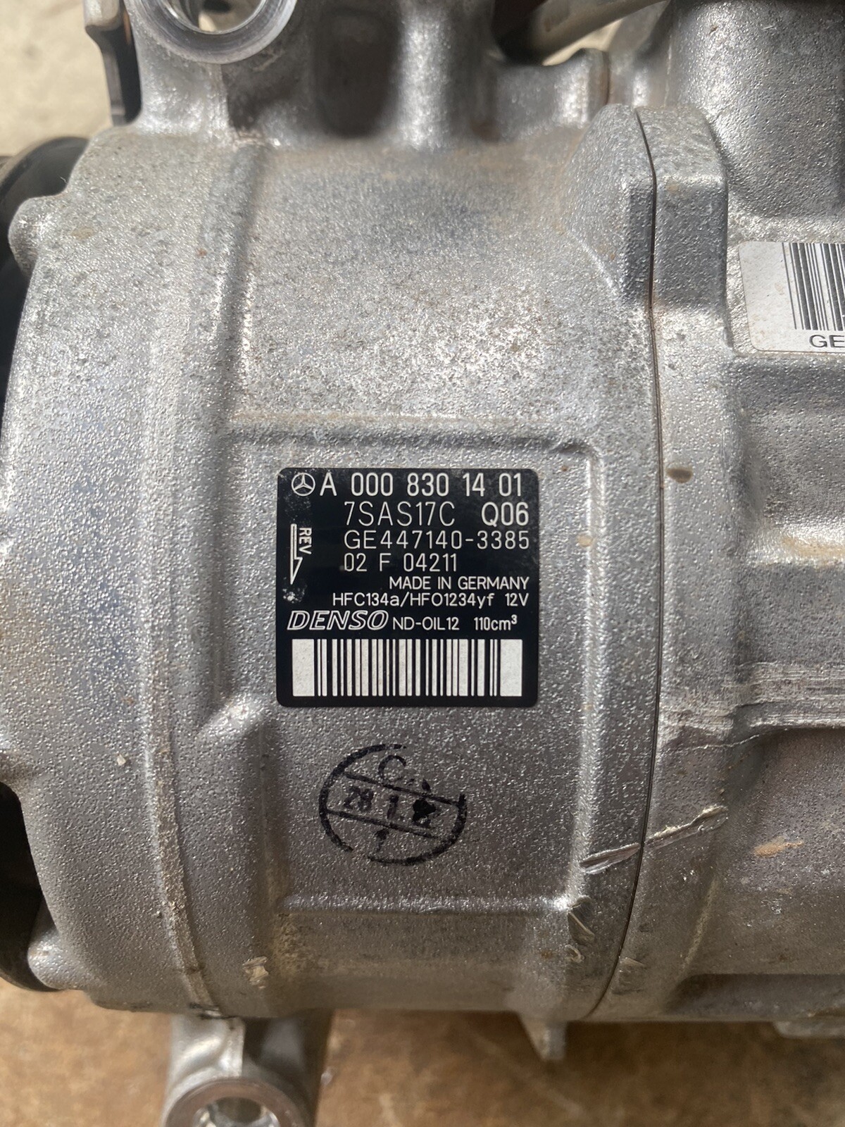 Air Conditioning Compressor For Mercedes Benz A0008301401 Oem | eBay