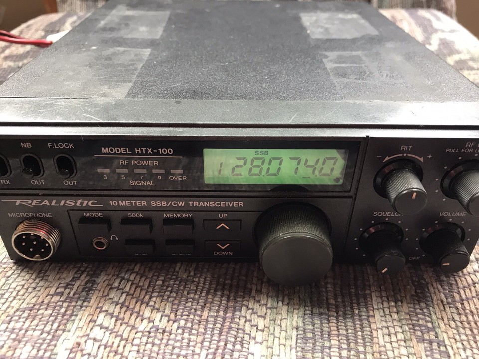 RadioShack Realistic HTX-100 10-Meter SSB/CW Mobile Ham Radio ...