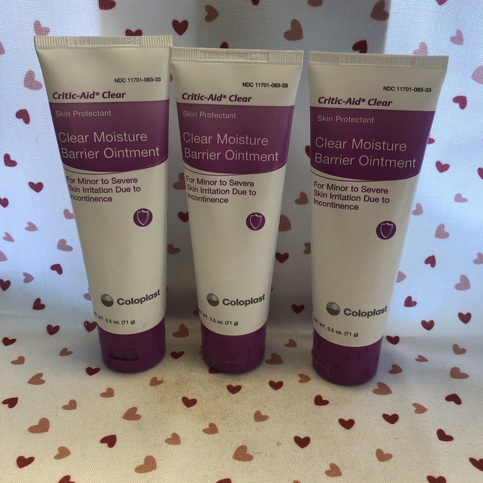 3x Critic-Aid Clear Skin Protectant Clear Moisture Barrier Ointment 2 ...