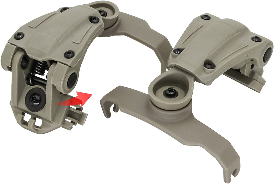 Tactical Helmet ARC Rail Adapter Accessories Compatible with Walker'S ...