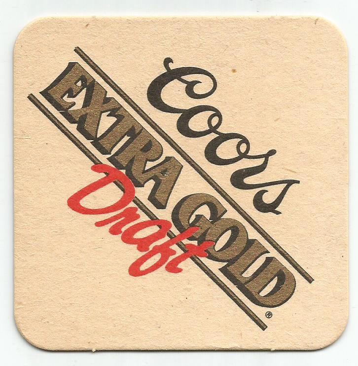 18 Coors The Original / Coors Extra Gold Draft Beer Coasters | eBay