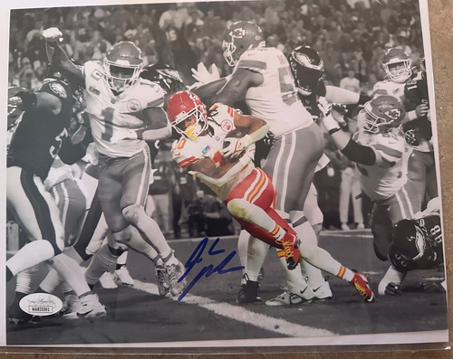 Isiah Pacheco Autographed Kansas City Chiefs SB LVII TD Spotlight 8x10 ...