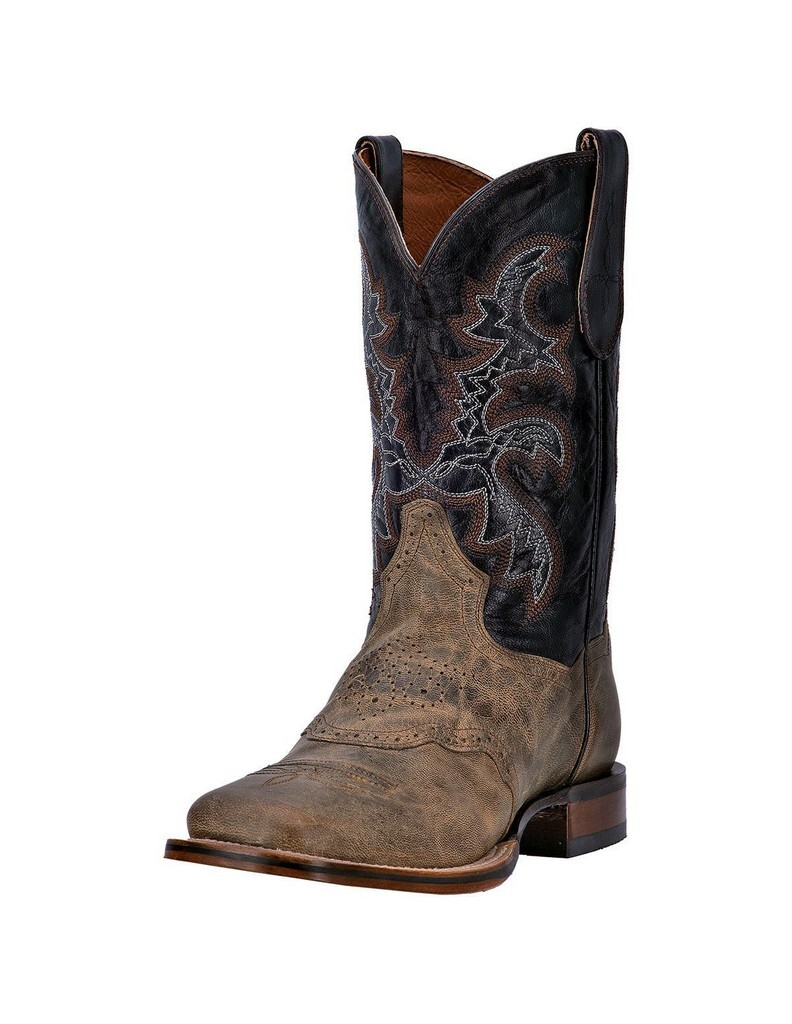 Dan Post Western Boots Mens Franklin Cowboy Mad Cat Sand Brown DP2815 ...